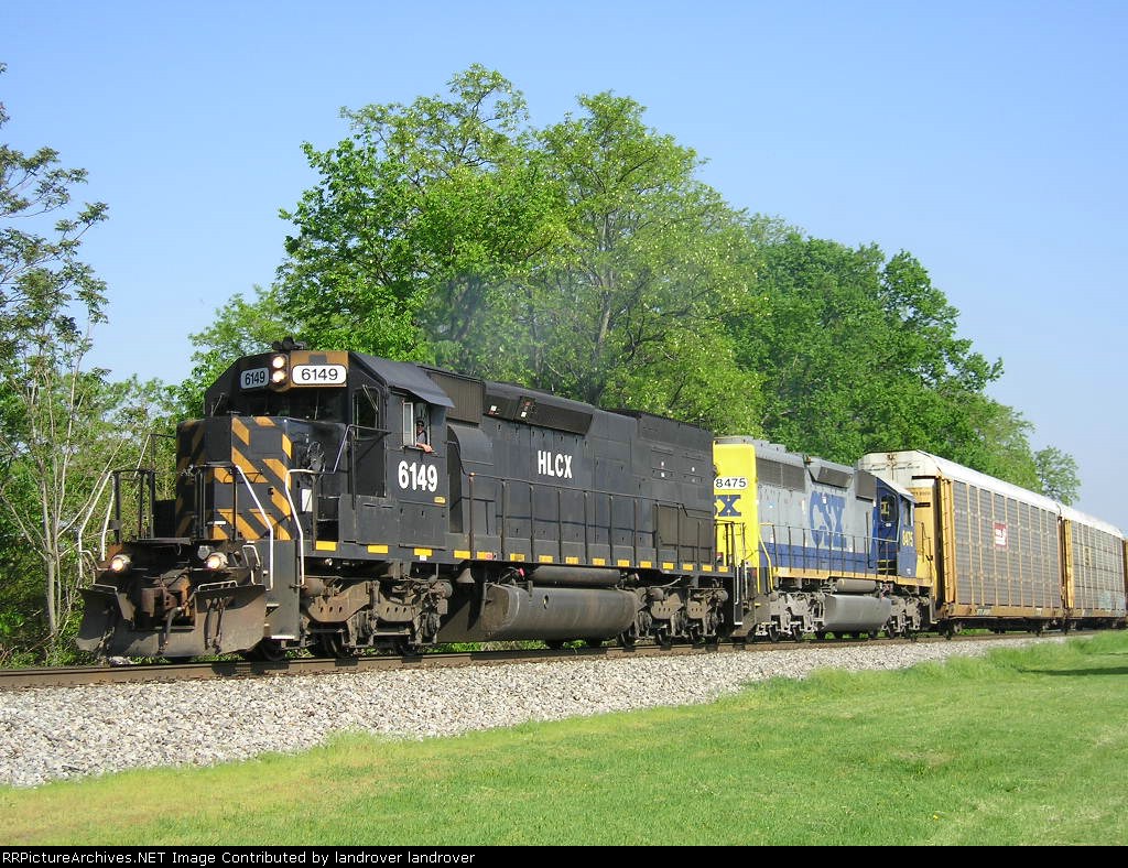 HLCX 6149 On CSX Q 227 Eastbound